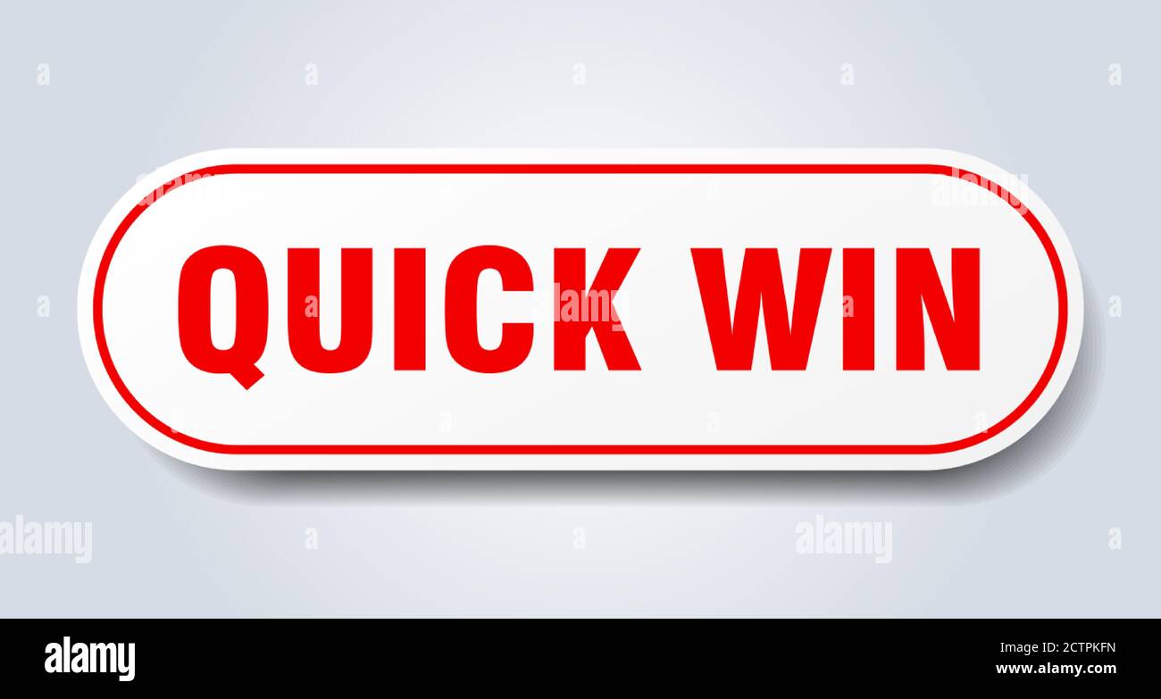 Quick win square stamp -Fotos und -Bildmaterial in hoher Auflösung – Alamy