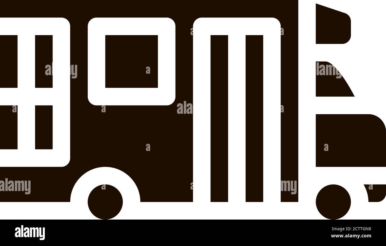 Öffentliche Verkehrsmittel Paratransit Vektor Zeichen Symbol Stock ...