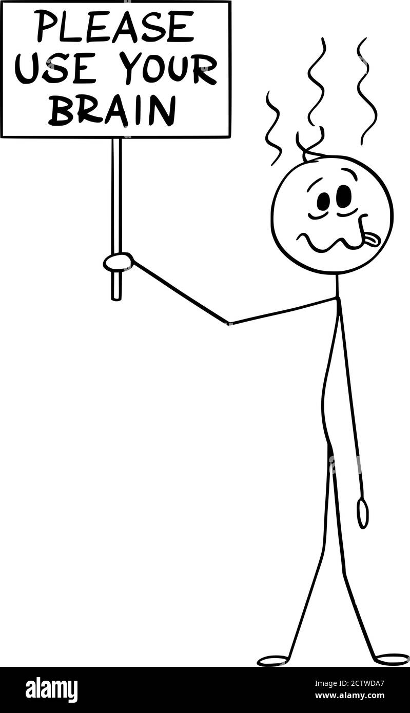 Der dumme mann Stock-Vektorgrafiken kaufen - Alamy