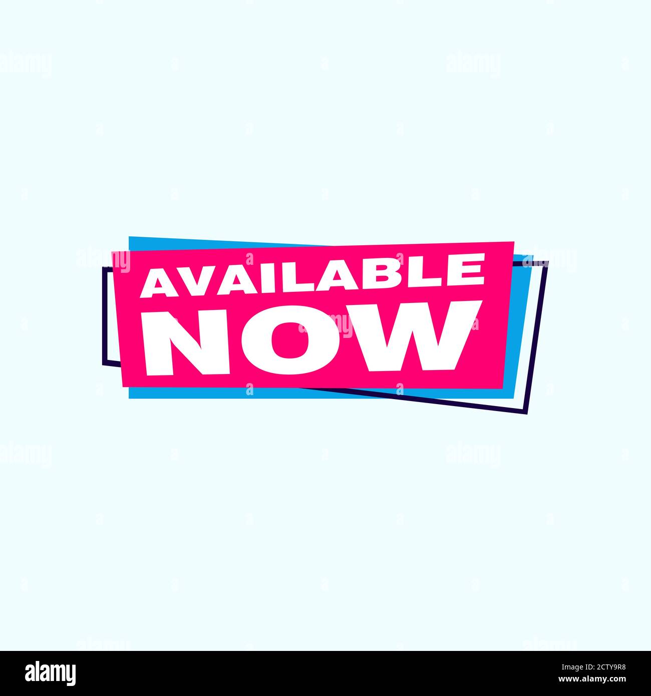 Jetzt erhältlich Label, Abzeichen, Siegel oder platzen flache Vektor ...