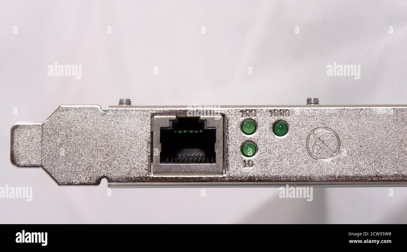 Rj45 Schnittstelle Stockfotos und -bilder Kaufen - Alamy