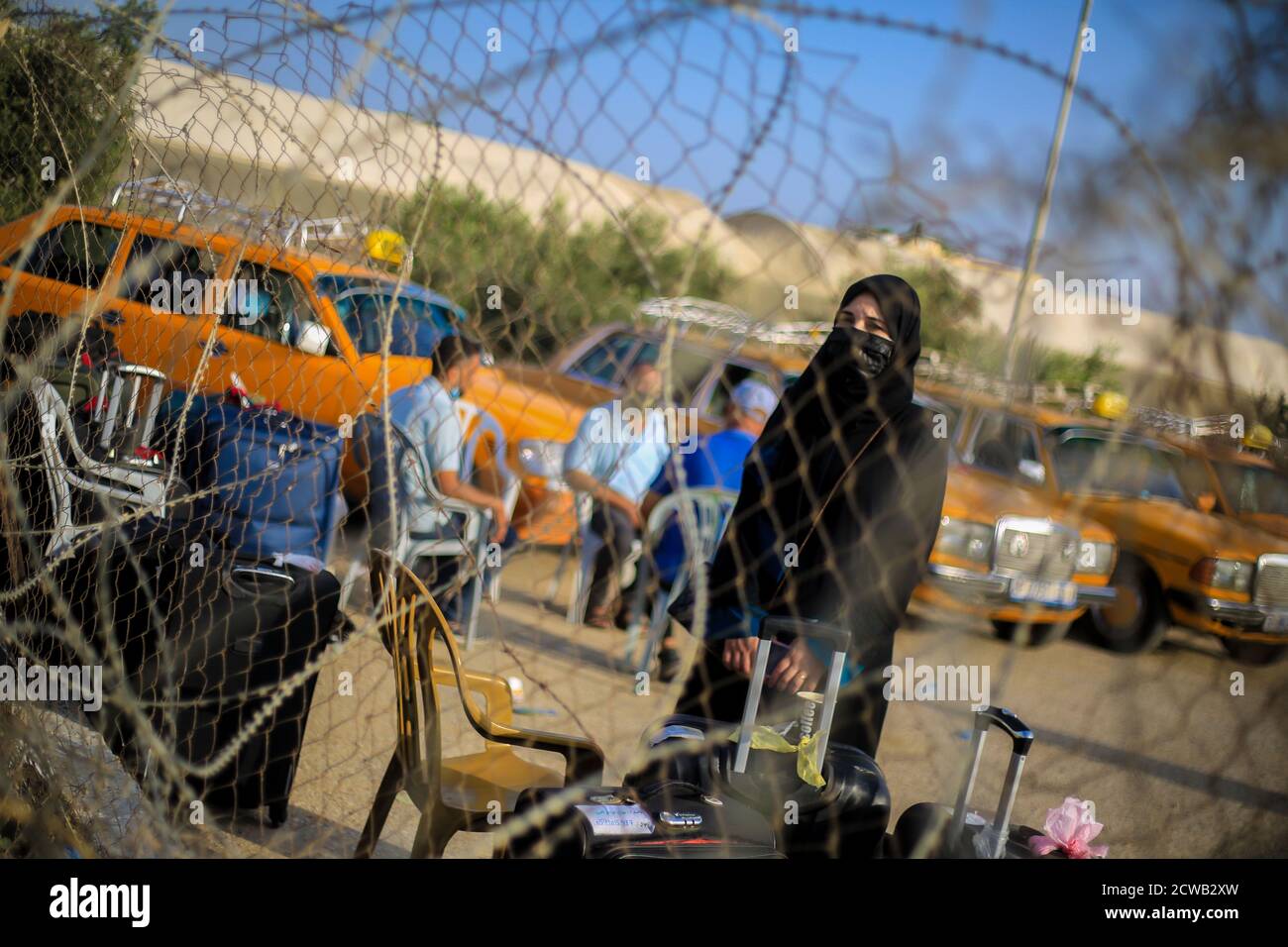 Rafah, Der Gazastreifen, Palästina. September 2020. Die Palästinenser ...
