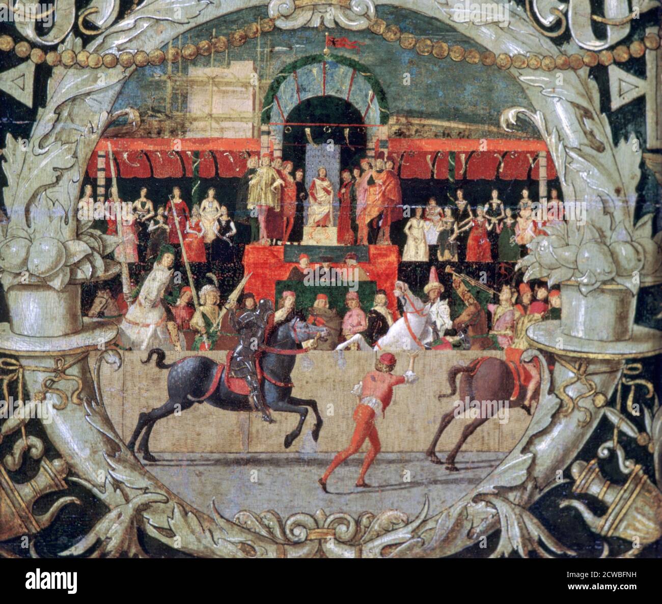 Die Vergewaltigung der Sabines (vor dem Signal)', c1490. Künstler ...