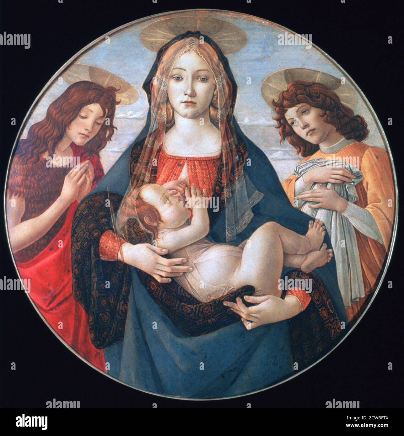 Die Jungfrau und das Kind mit dem heiligen Johannes und einem Engel', c1490. Künstler: Sandro ...