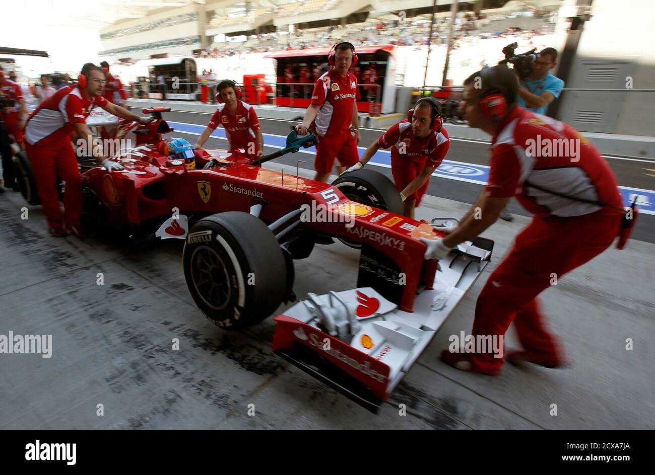 Ferrari f1 mannschaftsmannschaft -Fotos und -Bildmaterial in hoher ...