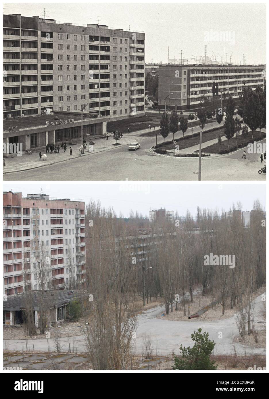 Tschernobyl reaktor explosion Ausgeschnittene Stockfotos und -bilder ...