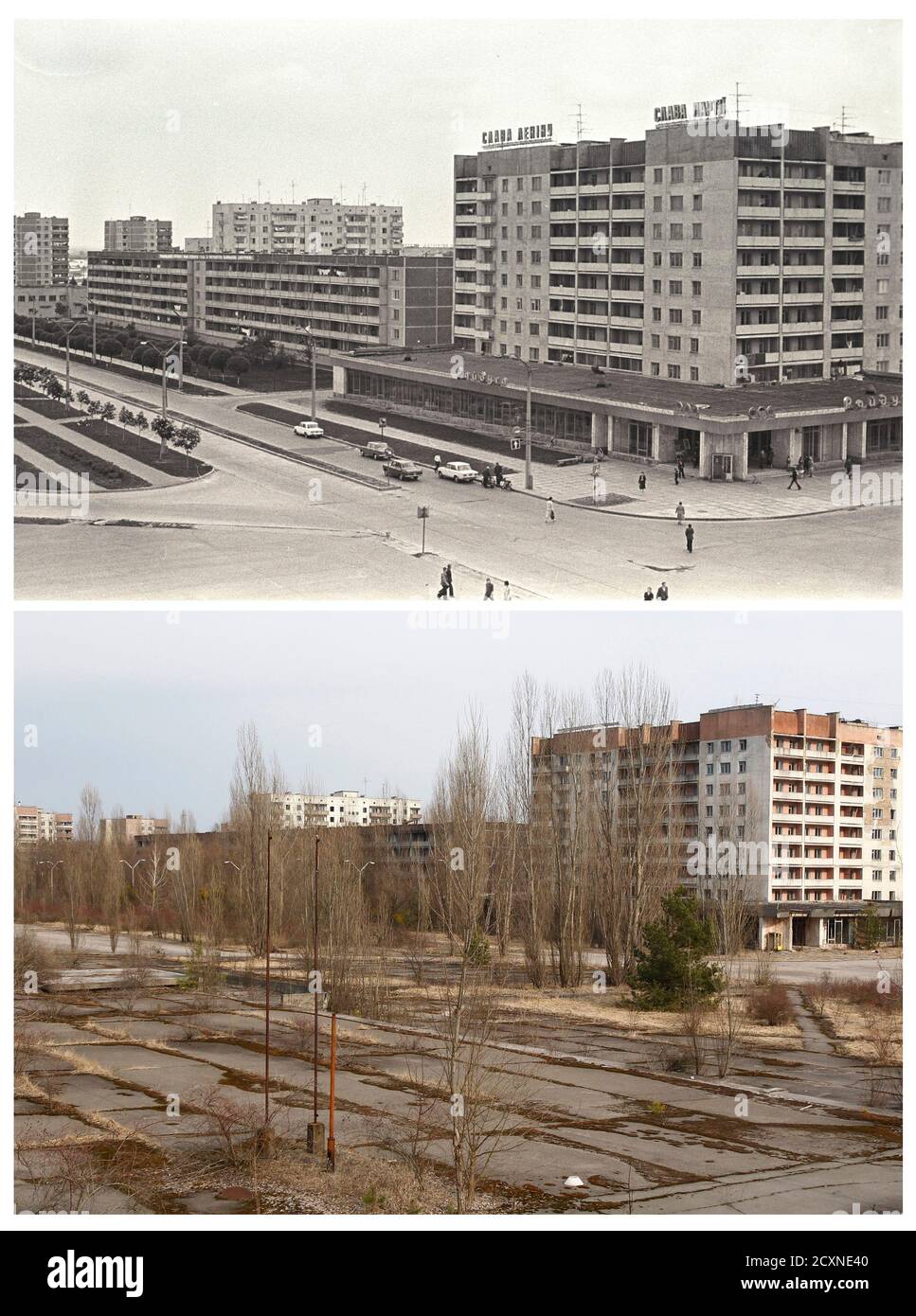 Tschernobyl reaktor explosion Ausgeschnittene Stockfotos und -bilder ...