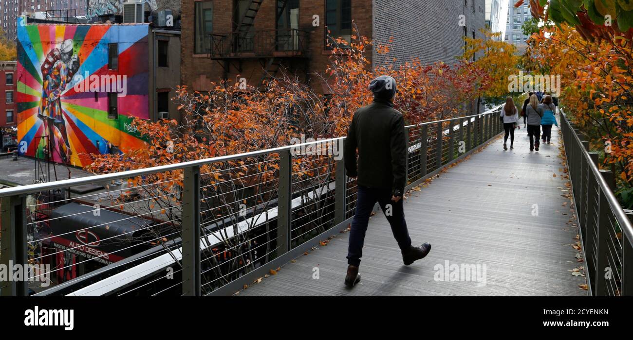 High line new york fall colors -Fotos und -Bildmaterial in hoher ...