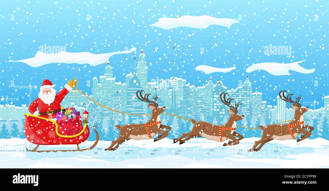 Santaclaus schlitten -Fotos und -Bildmaterial in hoher Auflösung – Alamy