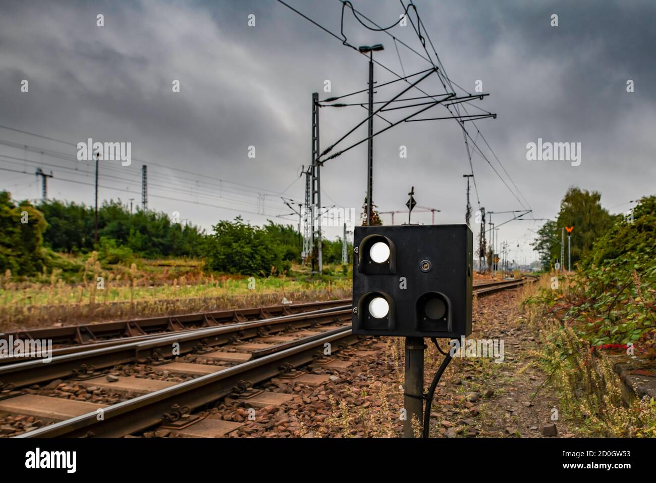 Eisenbahn Weiche Stockfotos und -bilder Kaufen - Alamy