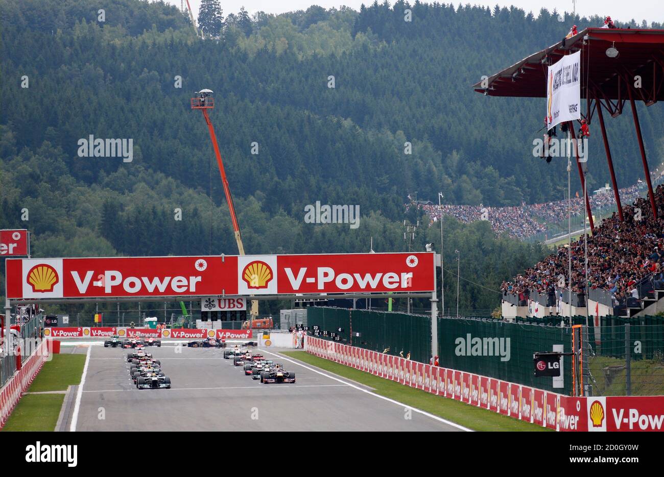 Formula 1 Start Line Stockfotos und -bilder Kaufen - Alamy