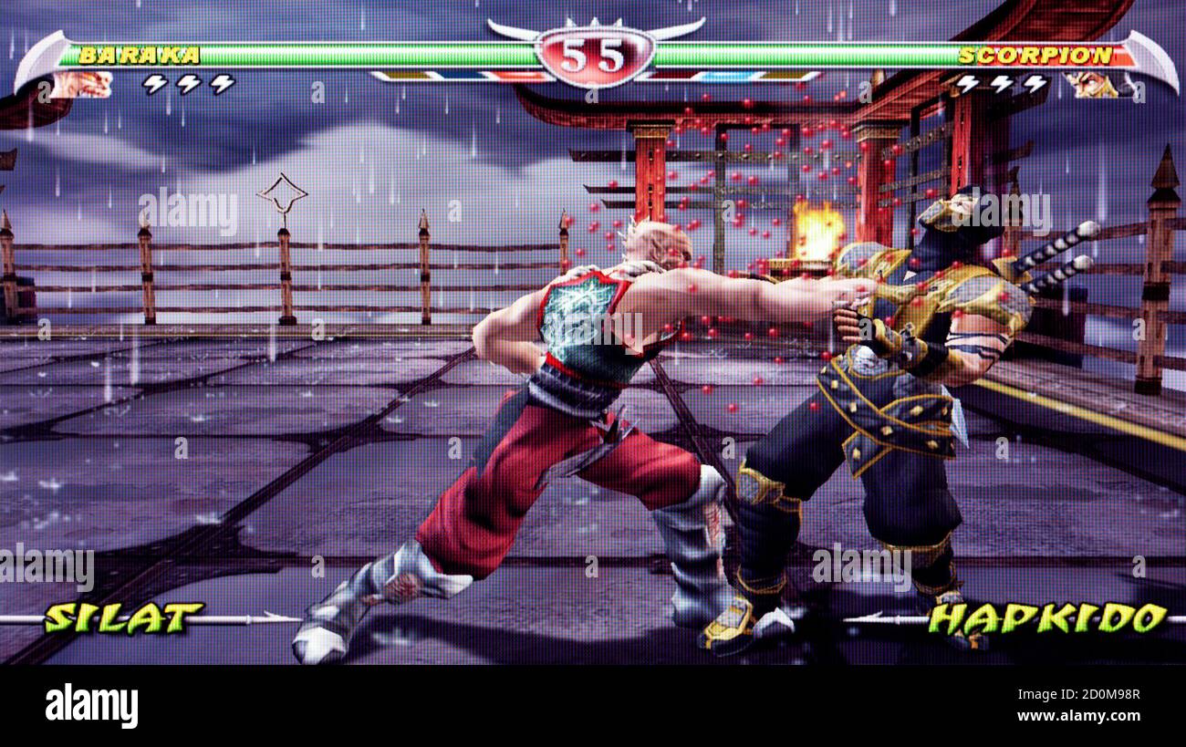 Mortal Kombat Deception Sony PlayStation 2 PS2 Editorial Nur verwenden Stockfotografie Alamy