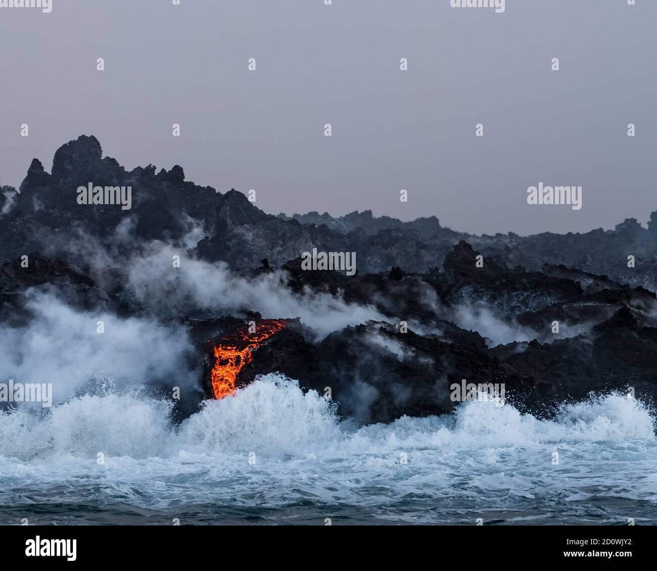 2018 untere Puna Eruption von Puu Oo und Kilauea auf der Big Island von ...