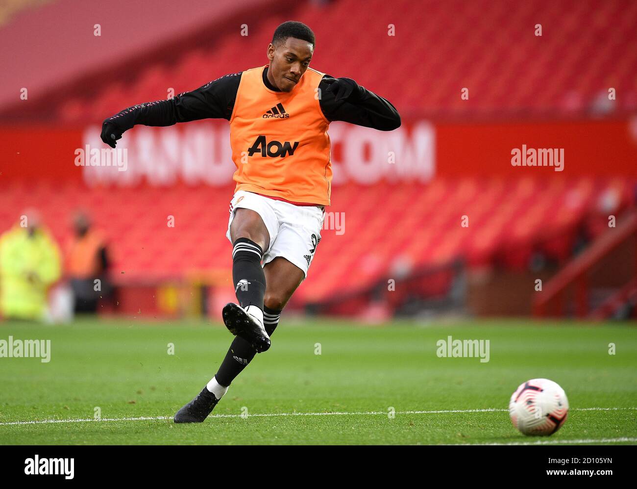 Anthony Martial von Manchester United macht sich vor dem Premier League ...