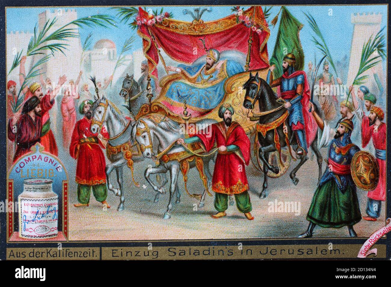 Bilderserie aus dem Kalifen Time Feed von Sultan Saladin in Jerusalem ...