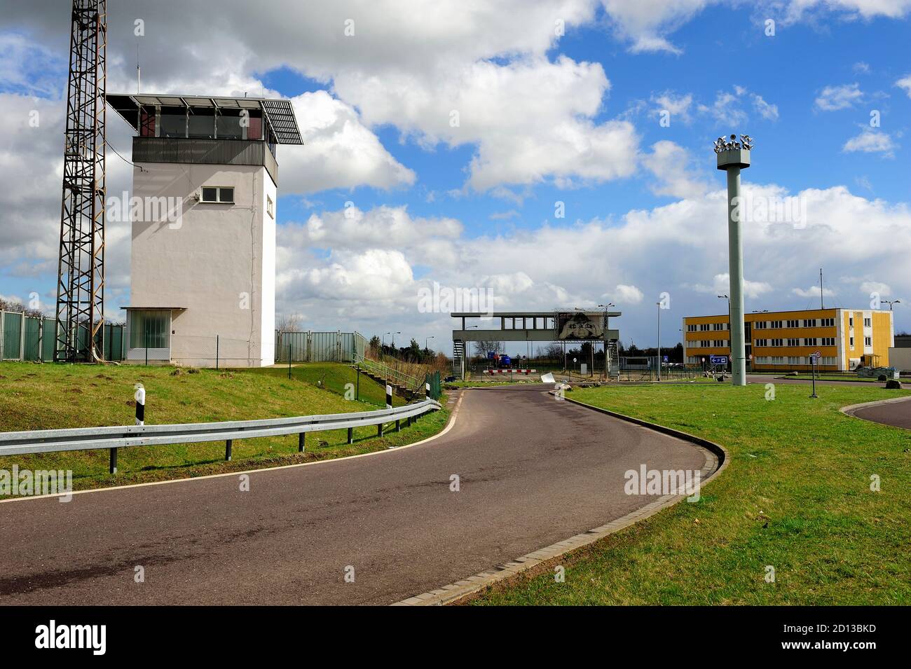 Marienborn helmstedt conning turm an der gedenkstätte deutsche teilung ...
