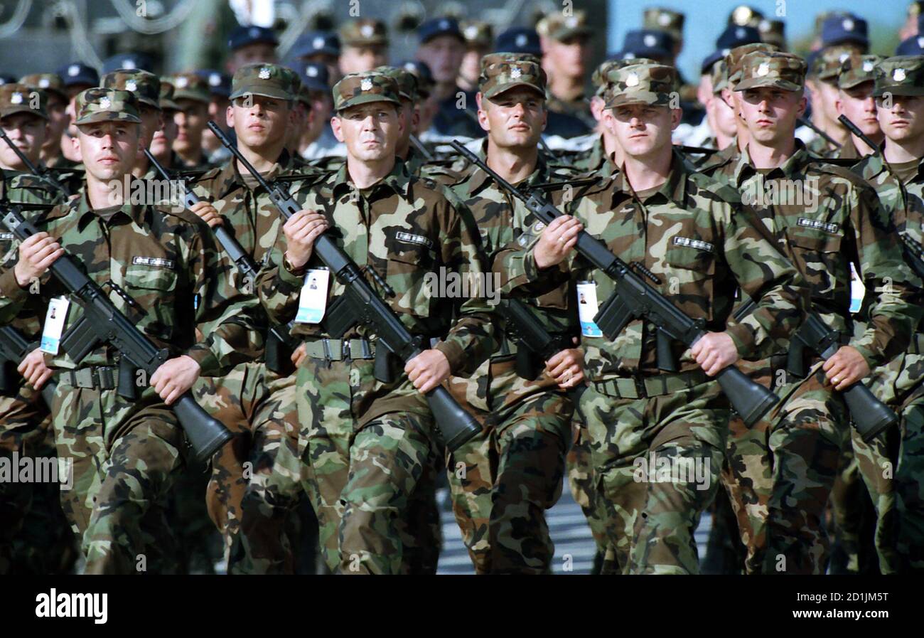 Croatian Soldiers Stockfotos und -bilder Kaufen - Alamy