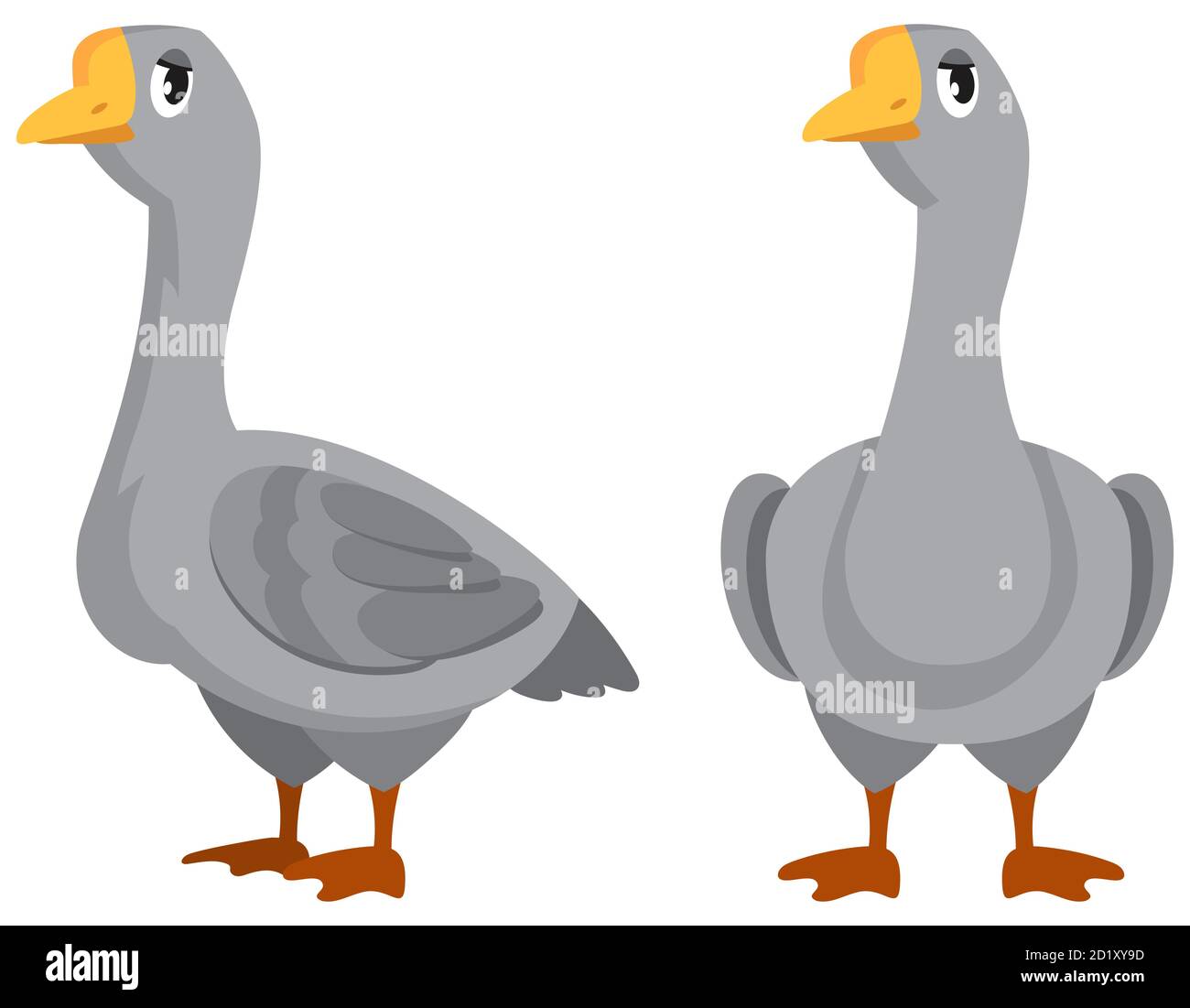 Cartoon goose Stock-Vektorgrafiken kaufen - Alamy