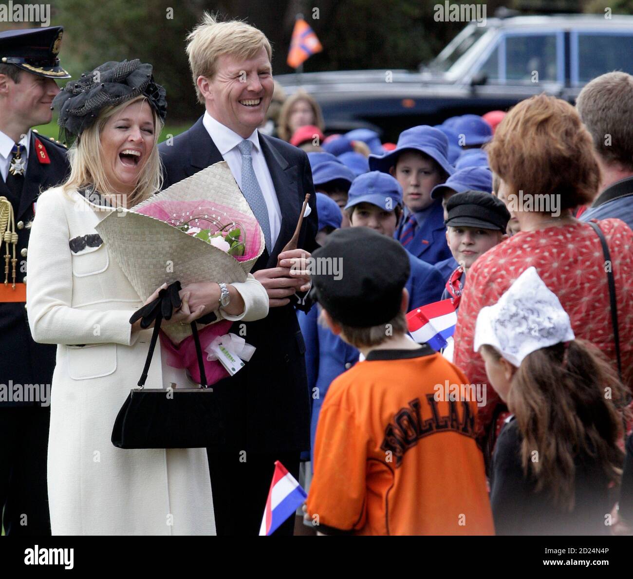 Prince Willem Alexander Princess Maxima Children Stockfotos und -bilder ...