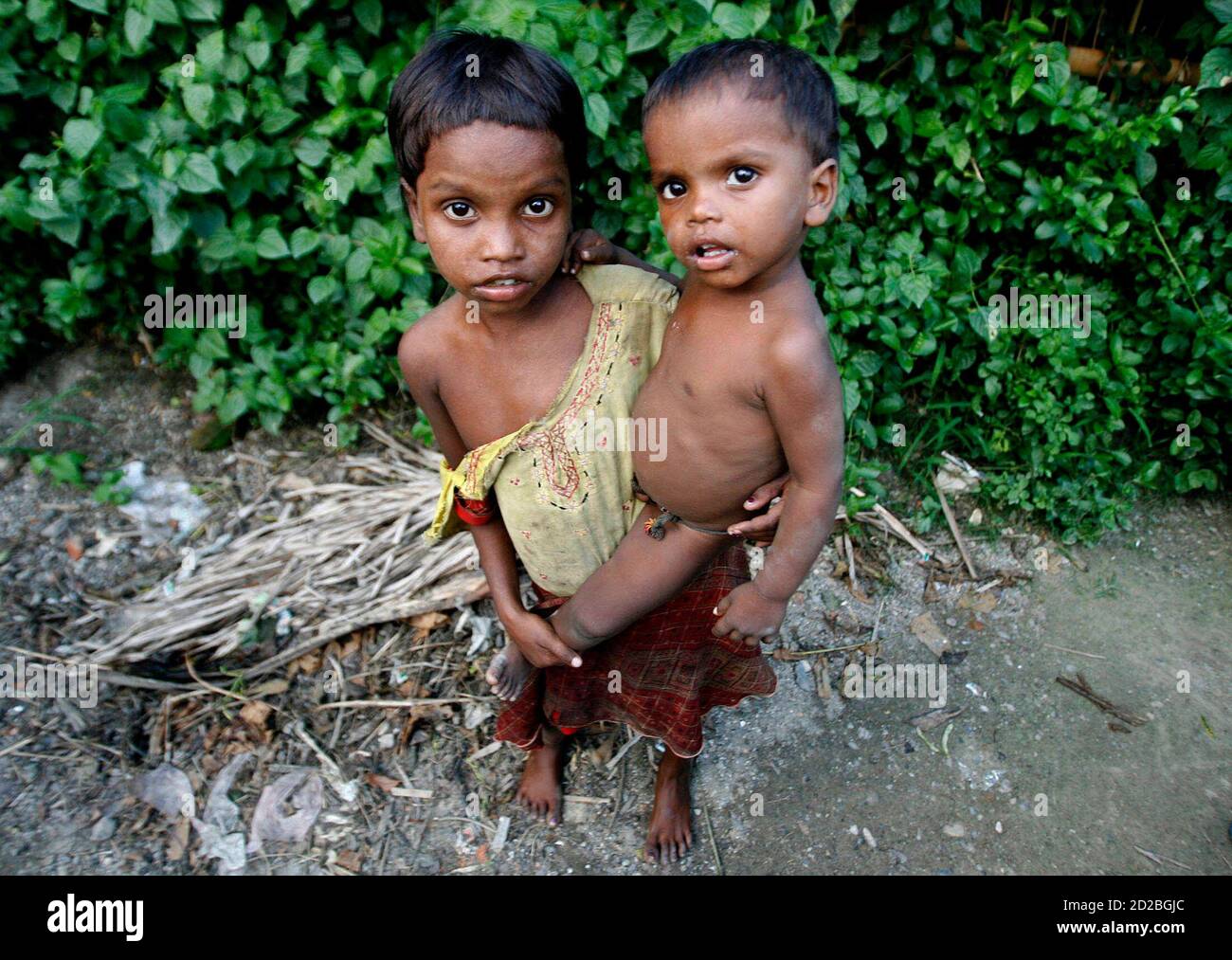Hungernde Kinder Indien Stockfotos und -bilder Kaufen - Alamy