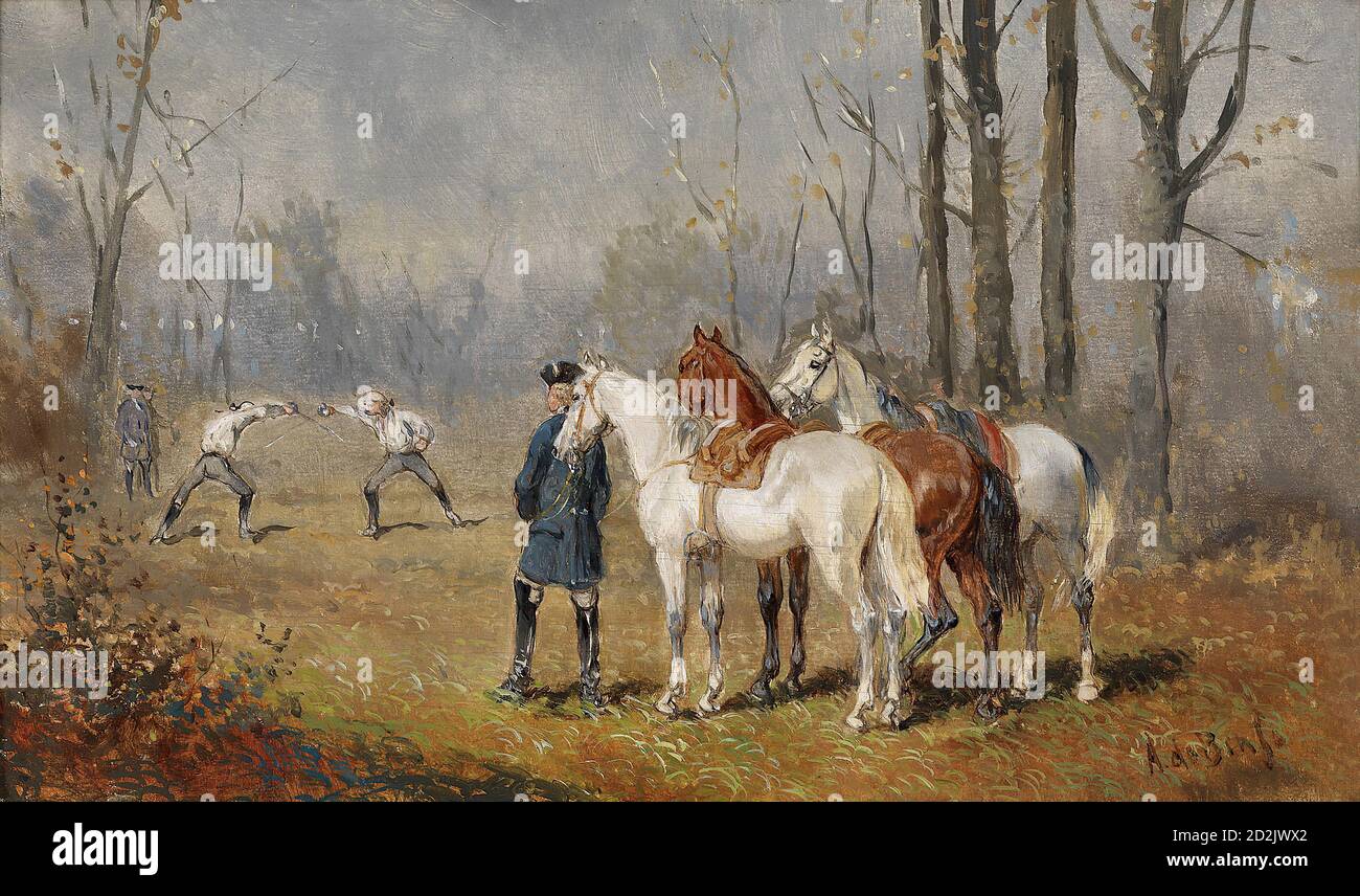 Duel 19th century -Fotos und -Bildmaterial in hoher Auflösung – Alamy