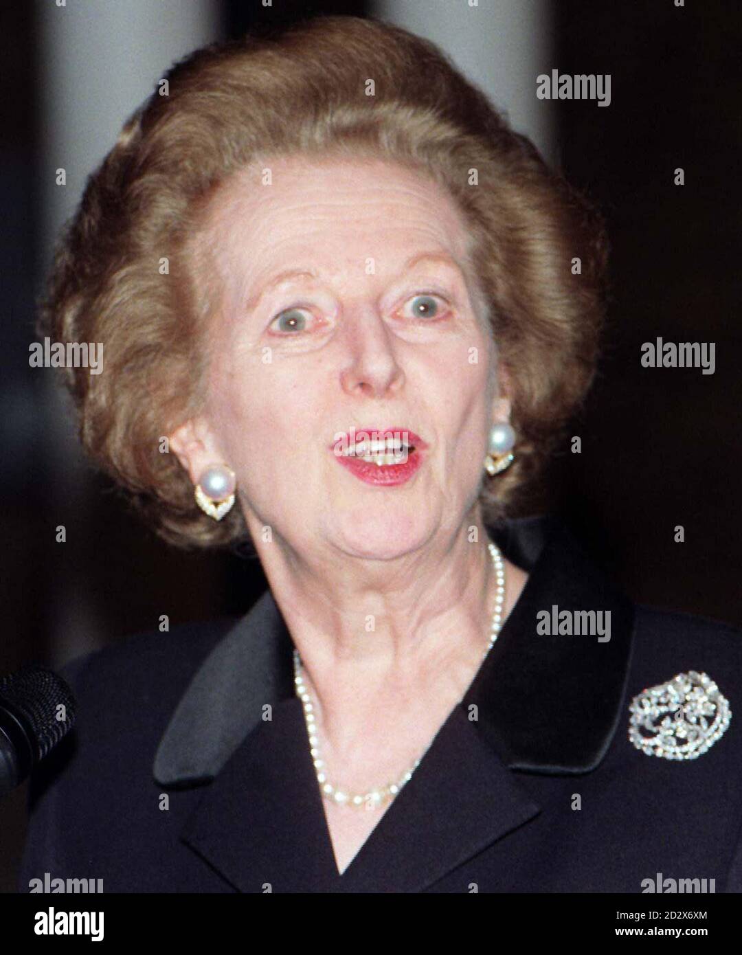 Baroness Thatcher eröffnete an diesem Abend (Donnerstag) eine ...