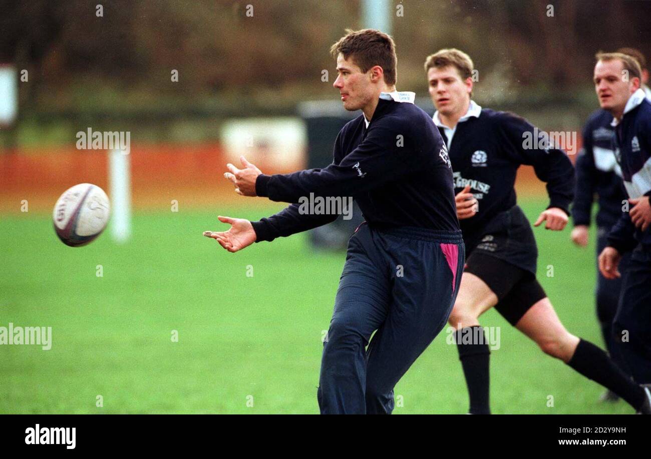 Schottland center tony stanger passball -Fotos und -Bildmaterial in ...