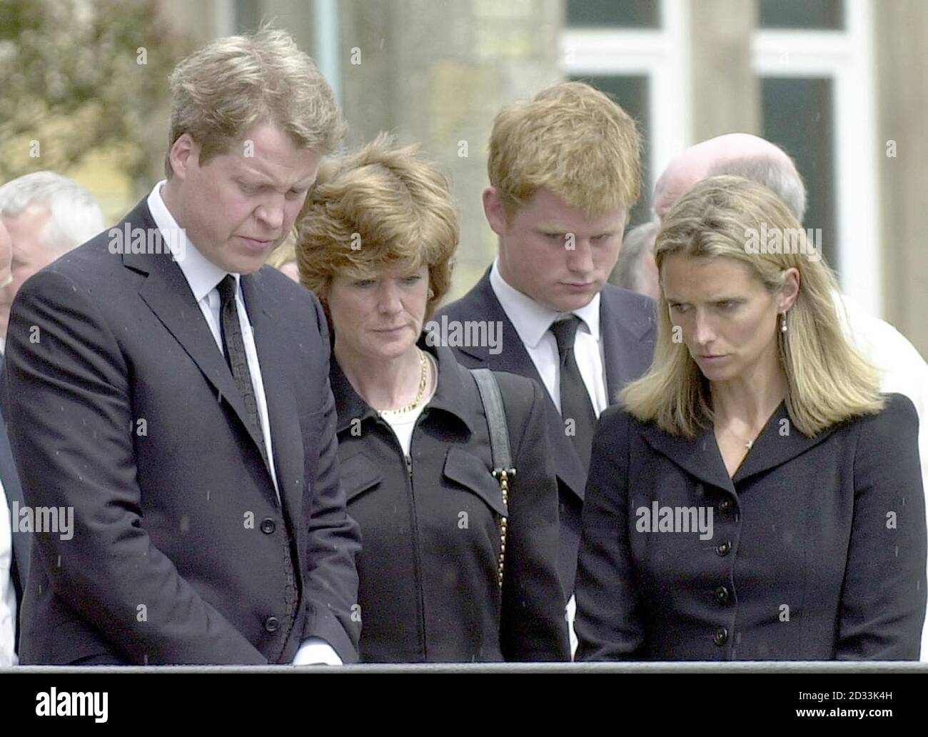 Von links nach rechts: Earl Spencer, Lady Sarah McCorquodale (Tochter ...