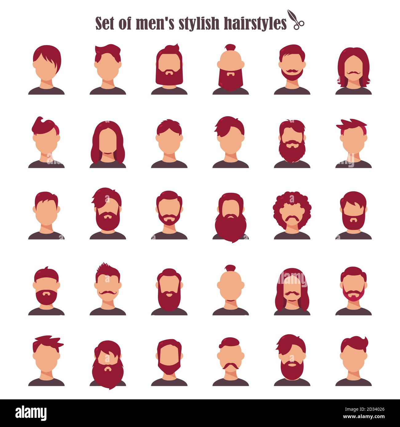 Retro Frisur Männer. Männliche retro Haar. Mohawk Hair, Frisuren aus ...