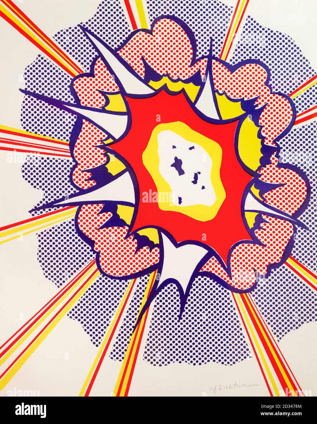 Roy Lichtenstein Pop Art Stockfotos und -bilder Kaufen - Alamy