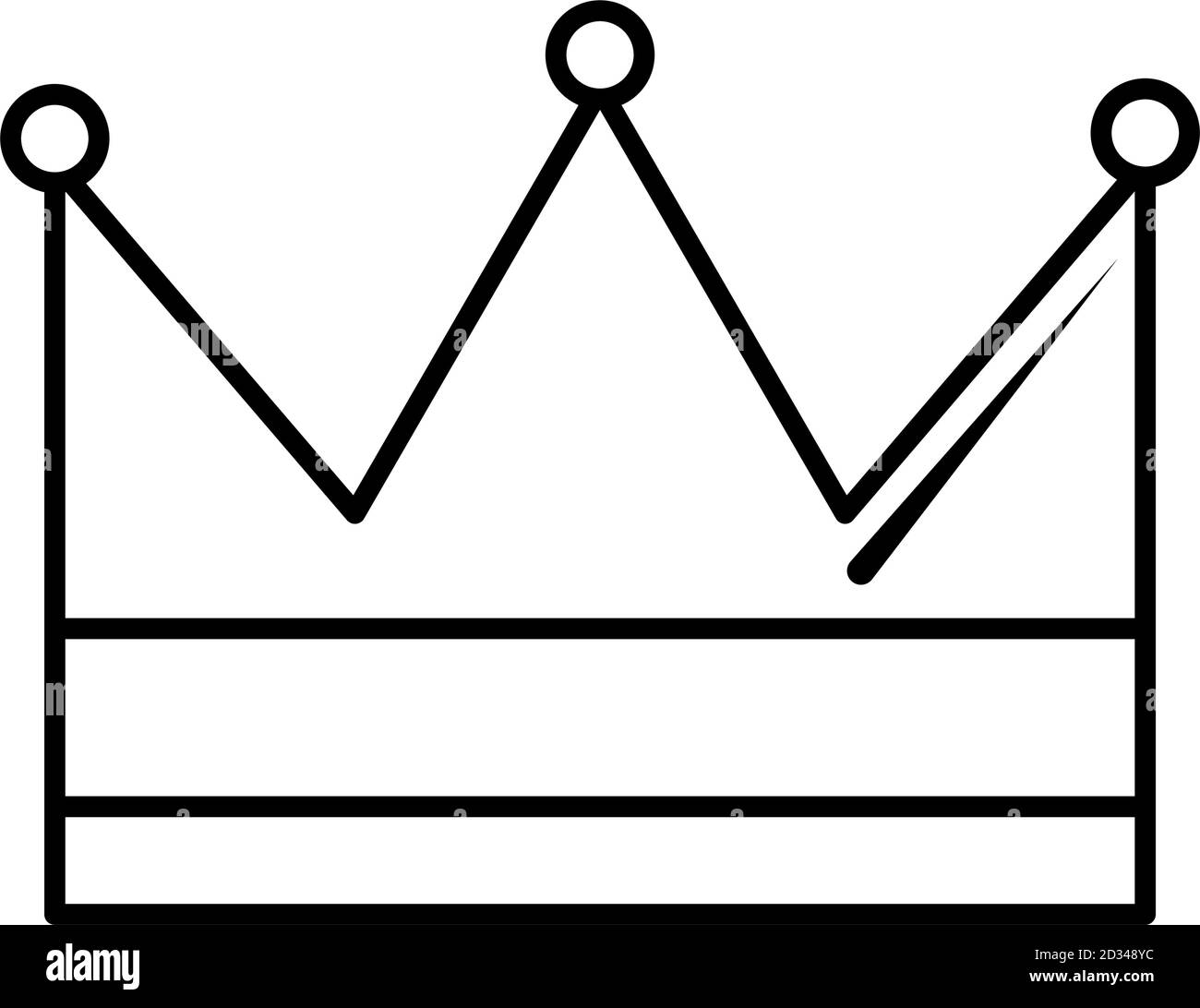 Krone Monarchie und Royalty Pop Art Comic-Stil, Linie Symbol Vektor ...