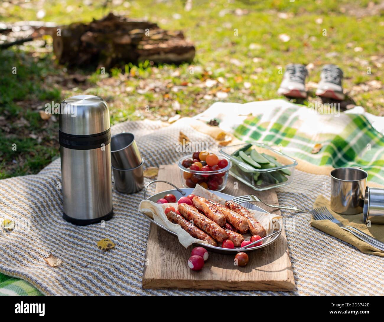 Picknick grillen -Fotos und -Bildmaterial in hoher Auflösung – Alamy