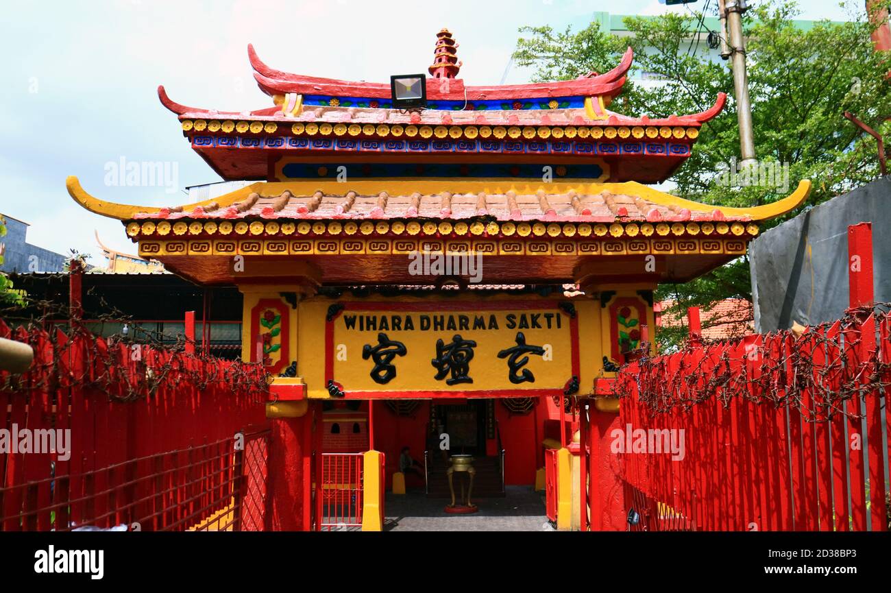 Jakarta, Indonesien - 22. Januar 2020: Dharma Bhakti Tempel (Vihara ...