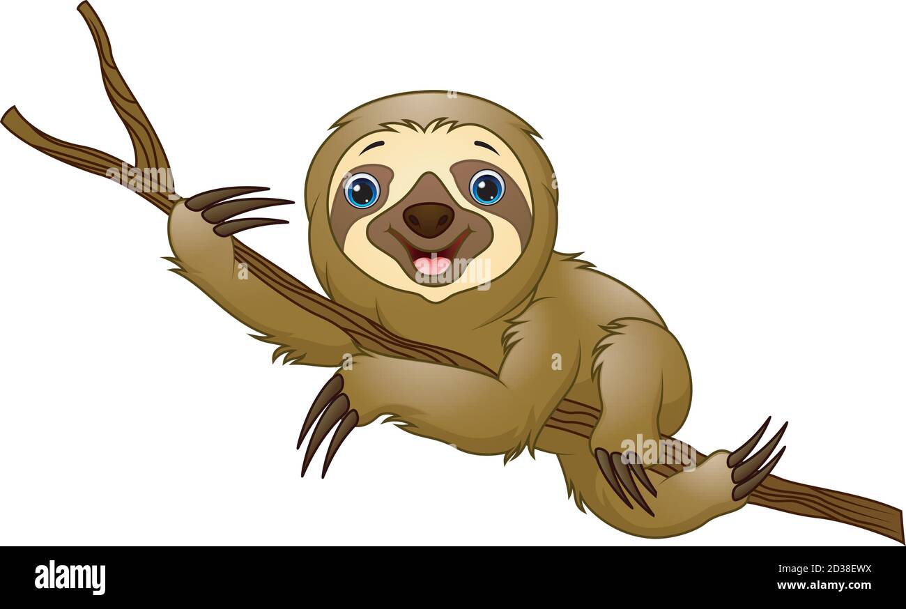 Cartoon faultier -Fotos und -Bildmaterial in hoher Auflösung – Alamy