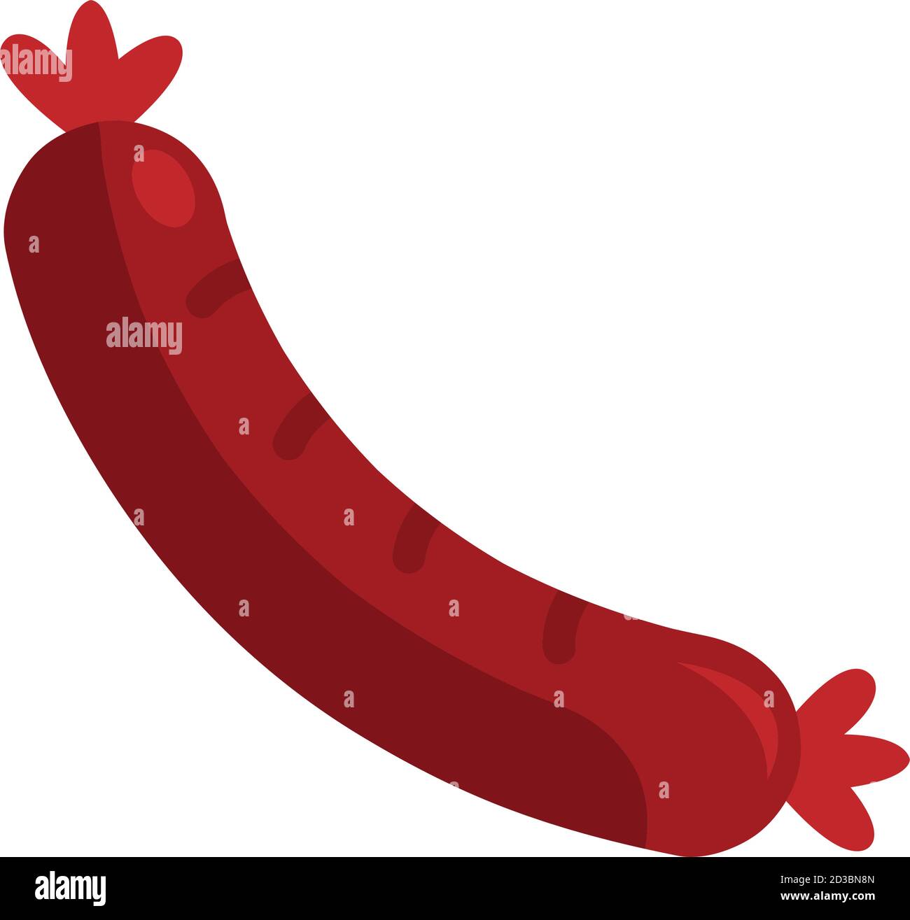 Wurst Symbol Design, Essen essen Restaurant und Menü Thema Vektor ...