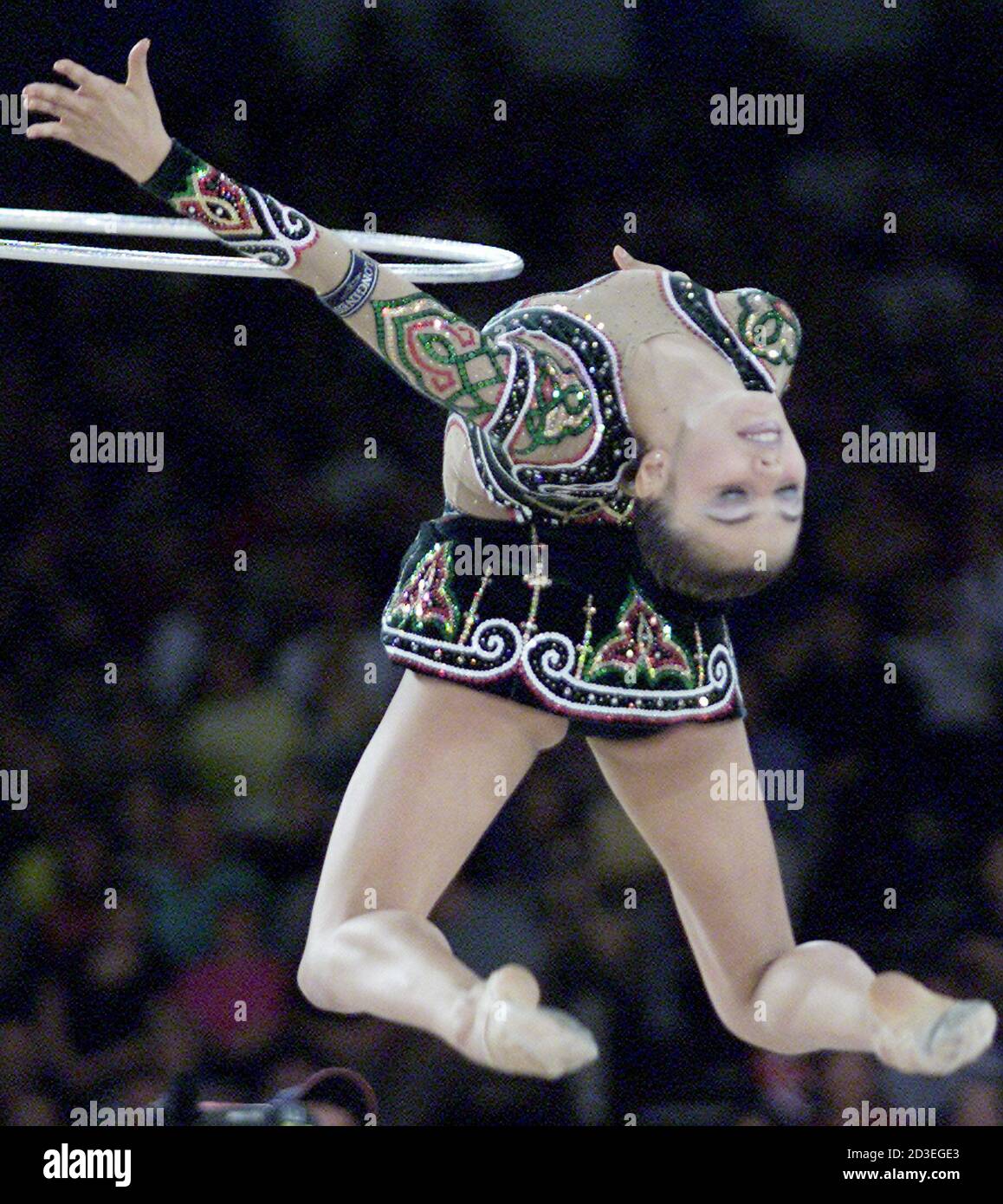 Die Russische Alina Kabaeva Ist Während Ihrer Performance Im