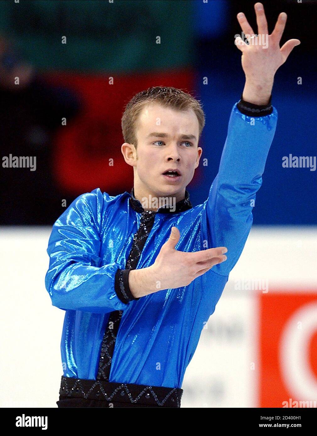 Stefan Lindemann aus Deutschland nimmt am 17. Januar 2002 an den ...