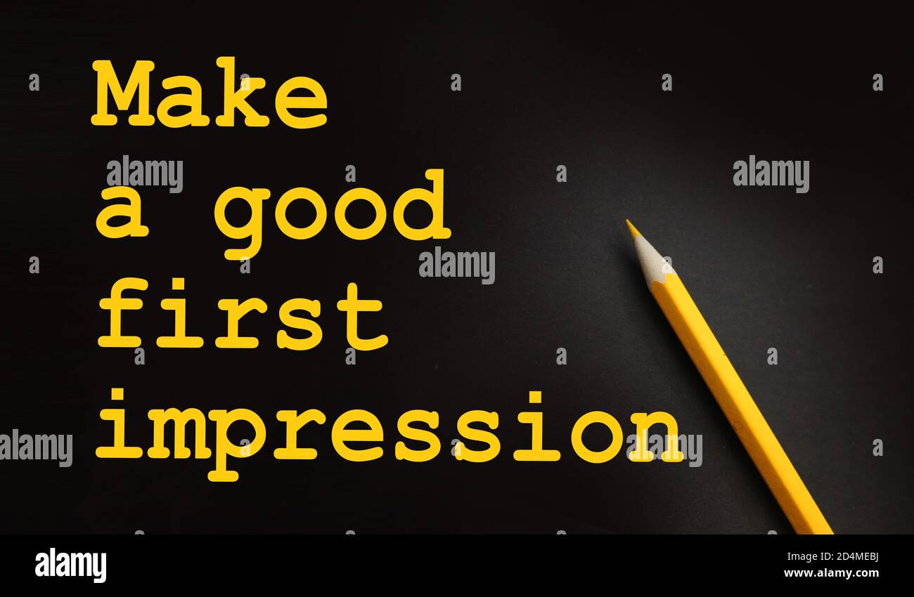 Erster Eindruck Stockfotos und -bilder Kaufen - Alamy