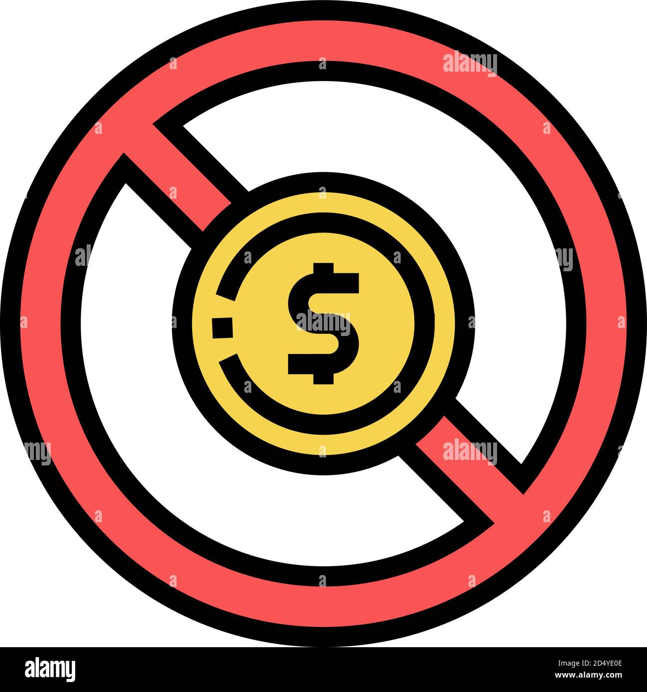 Kreuz Durchgestrichen Stock-Vektorgrafiken kaufen - Alamy