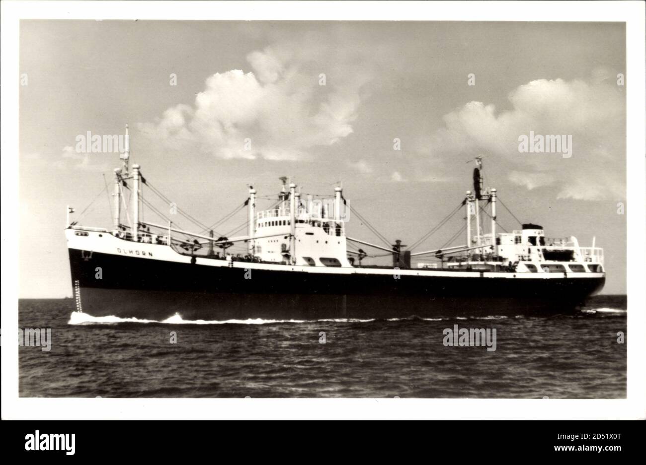M.S. Olhörn der Knud Knudsen Reederei Rendsburg weltweit im Einsatz ...