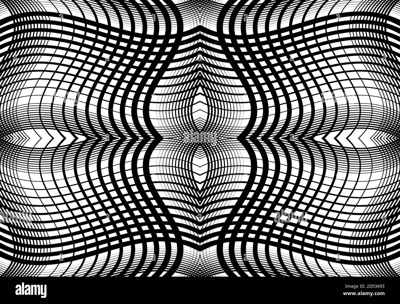 Wiederholbare und kachelbare Gitter, Netz aus Zick-Zack, Kreuz-und ...