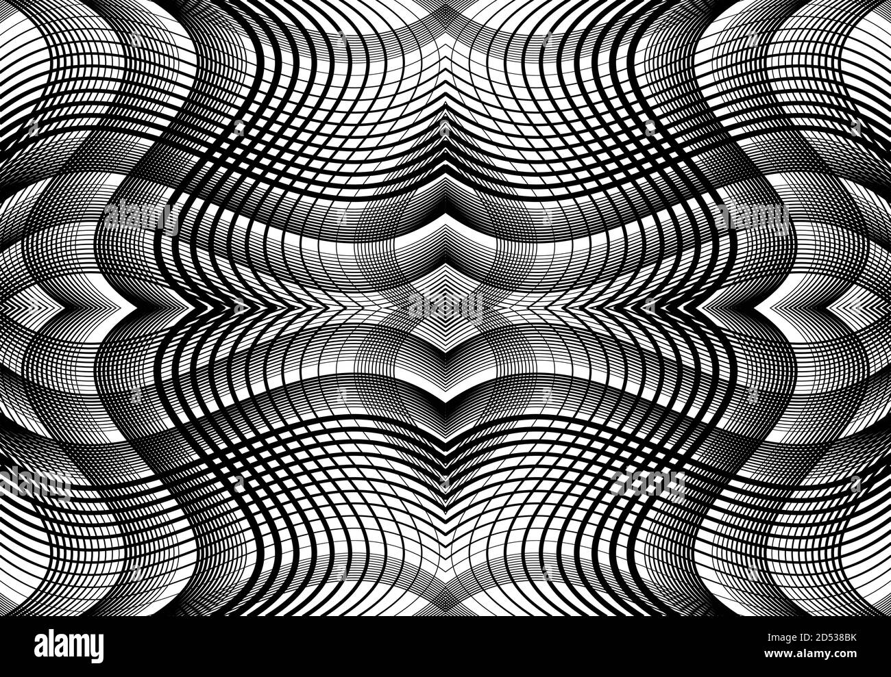 Wiederholbare und kachelbare Gitter, Netz aus Zick-Zack, Kreuz-und ...