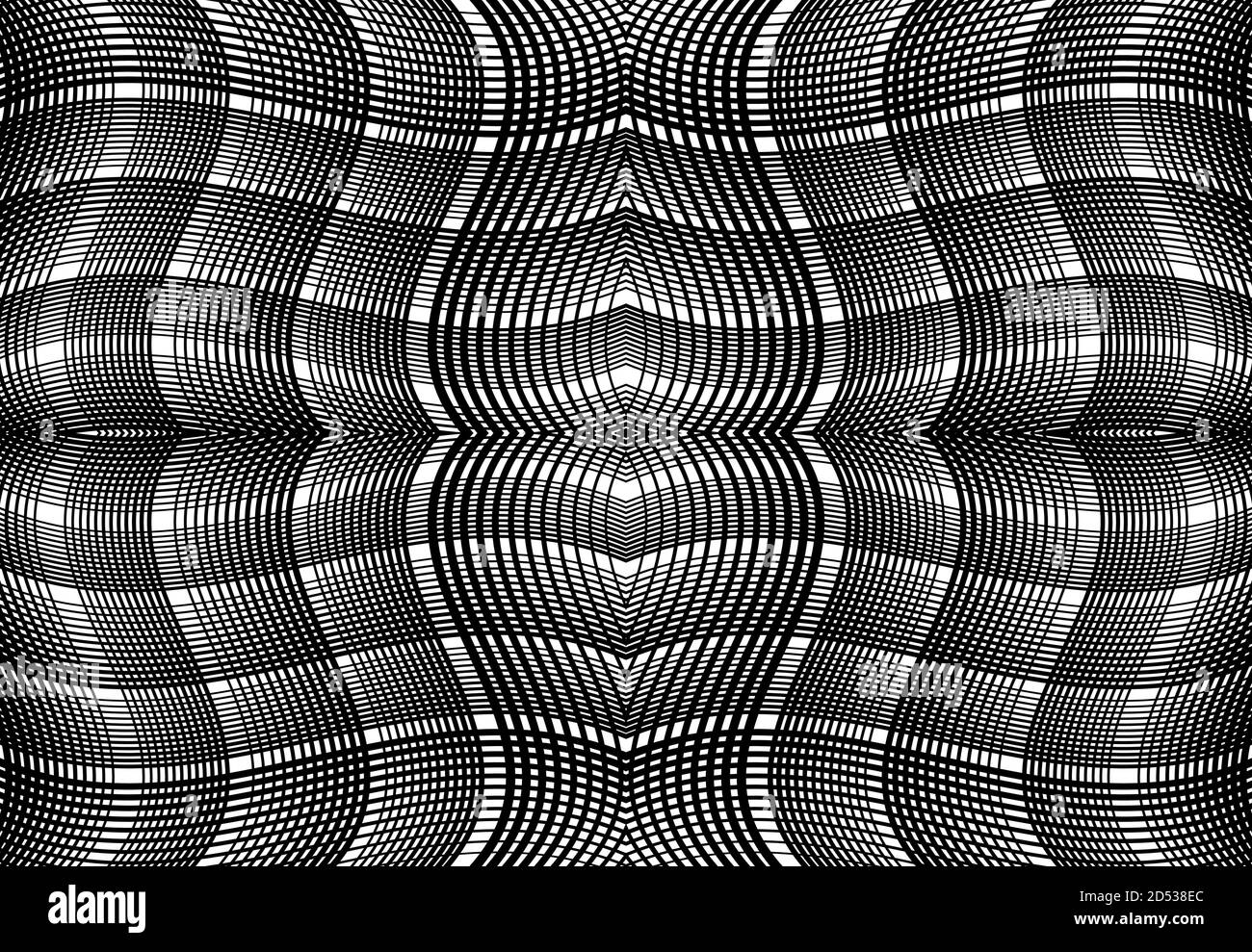 Wiederholbare und kachelbare Gitter, Netz aus Zick-Zack, Kreuz-und ...