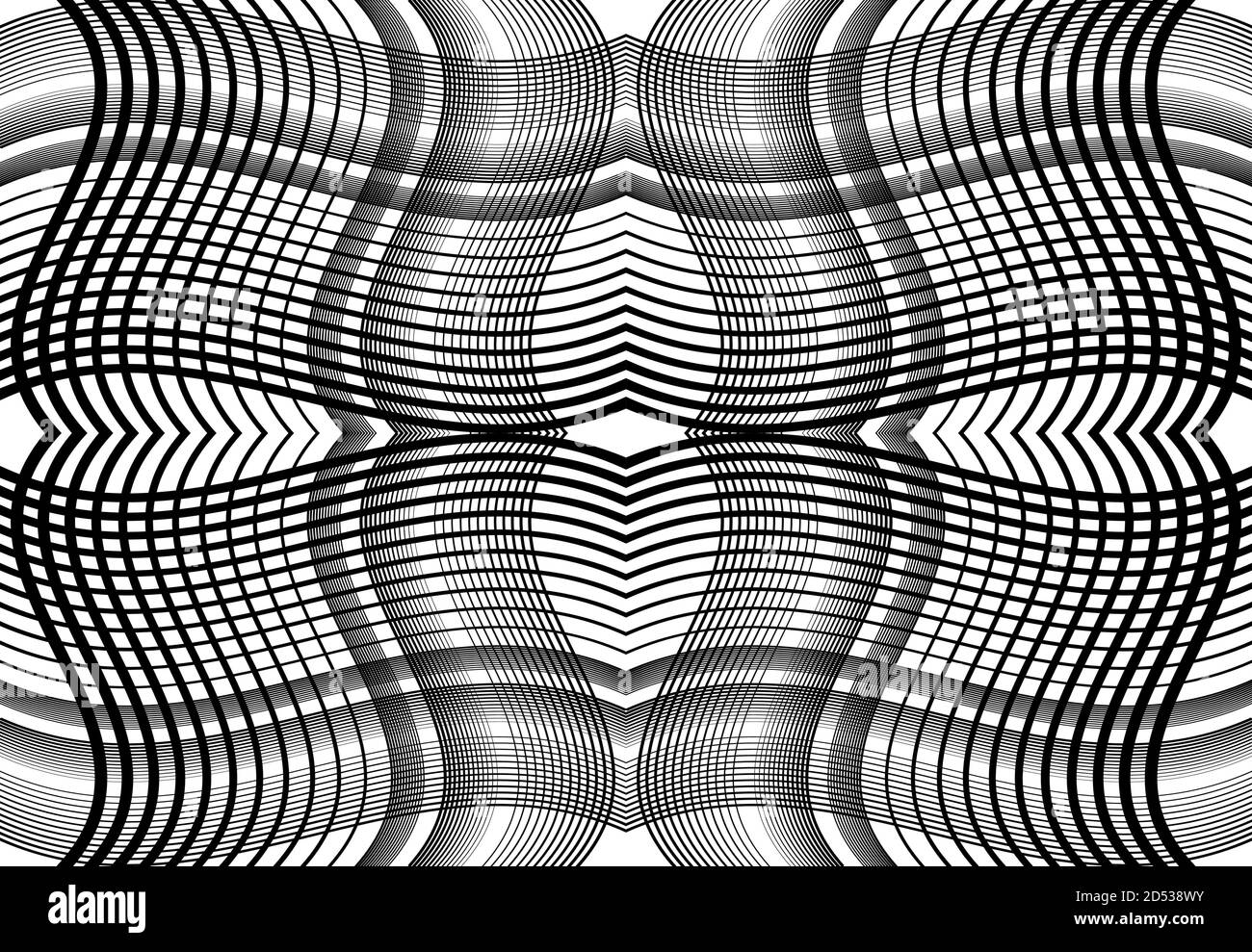 Wiederholbare und kachelbare Gitter, Netz aus Zick-Zack, Kreuz-und ...