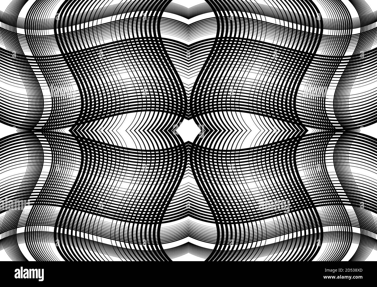 Wiederholbare und kachelbare Gitter, Netz aus Zick-Zack, Kreuz-und ...