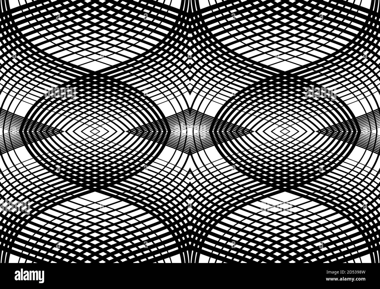 Wiederholbare und kachelbare Gitter, Netz aus Zick-Zack, Kreuz-und ...