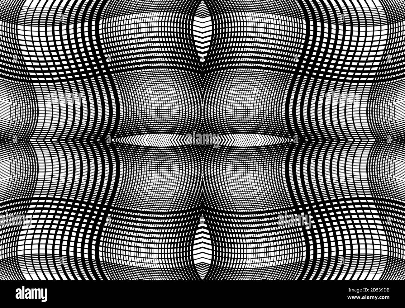 Wiederholbare und kachelbare Gitter, Netz aus Zick-Zack, Kreuz-und ...