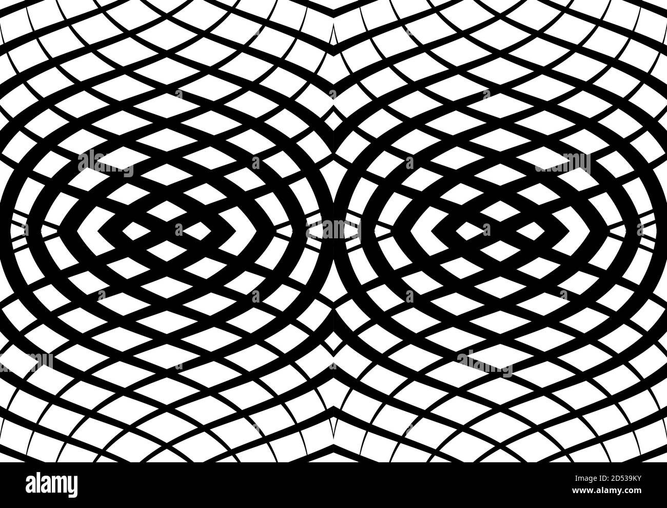 Wiederholbare und kachelbare Gitter, Netz aus Zick-Zack, Kreuz-und ...