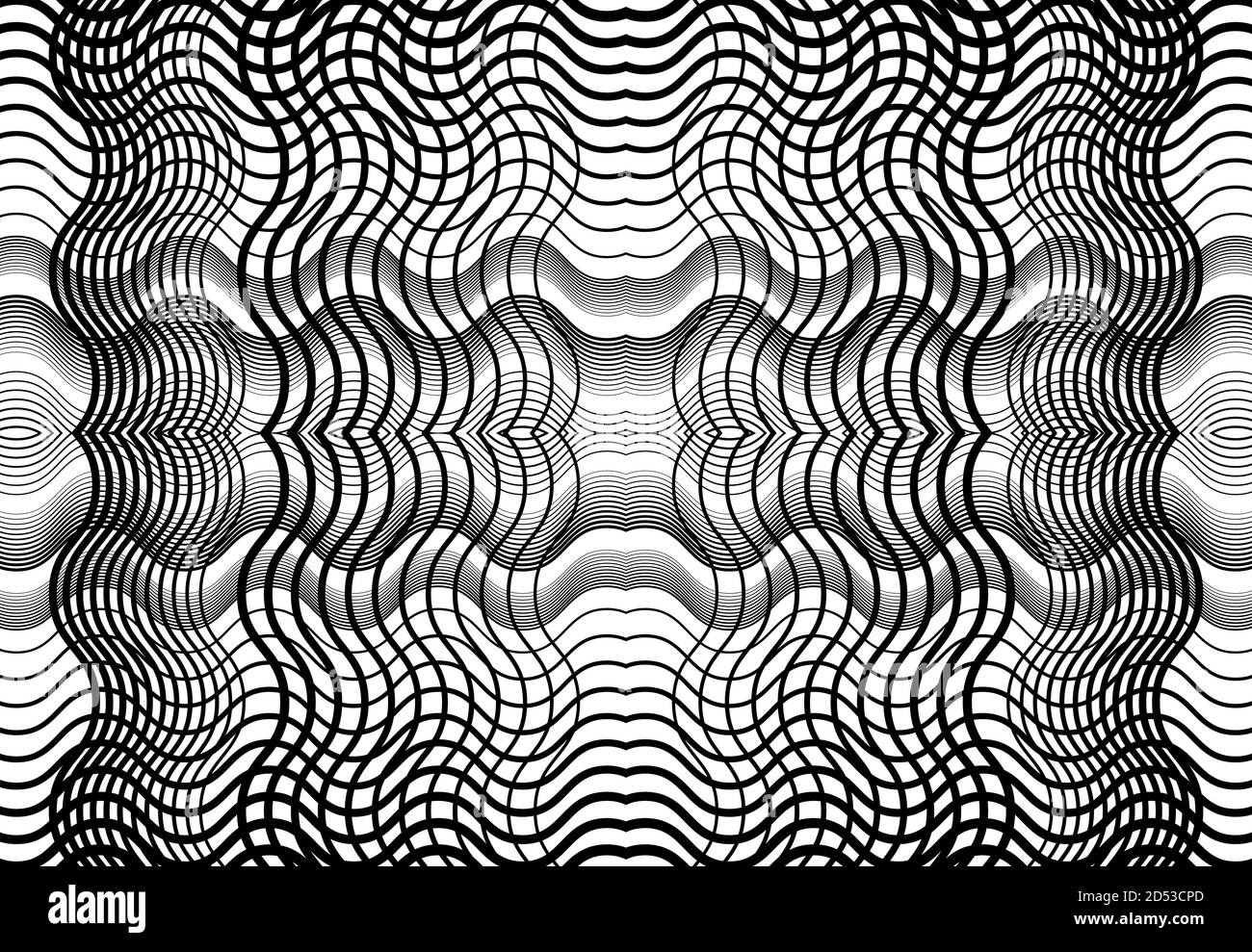 Wiederholbare und kachelbare Gitter, Netz aus Zick-Zack, Kreuz-und ...