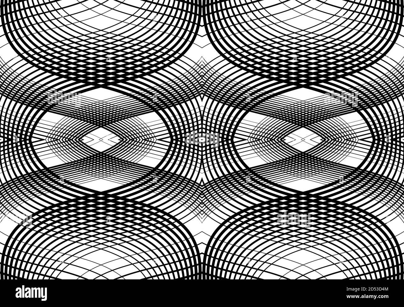 Wiederholbare und kachelbare Gitter, Netz aus Zick-Zack, Kreuz-und ...